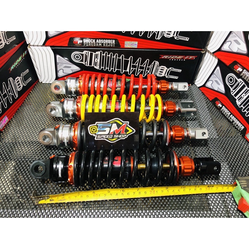 Jual Shockbreaker Belakang Matic 310 330 Non tabung RIDE IT GP Stelan Click Fungsi Klik Rebond ...