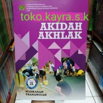 Jual BUKU SISWA AKIDAH AKHLAK KELAS 9 MADRASAH TSANAWIYAH 2020 | Shopee Indonesia