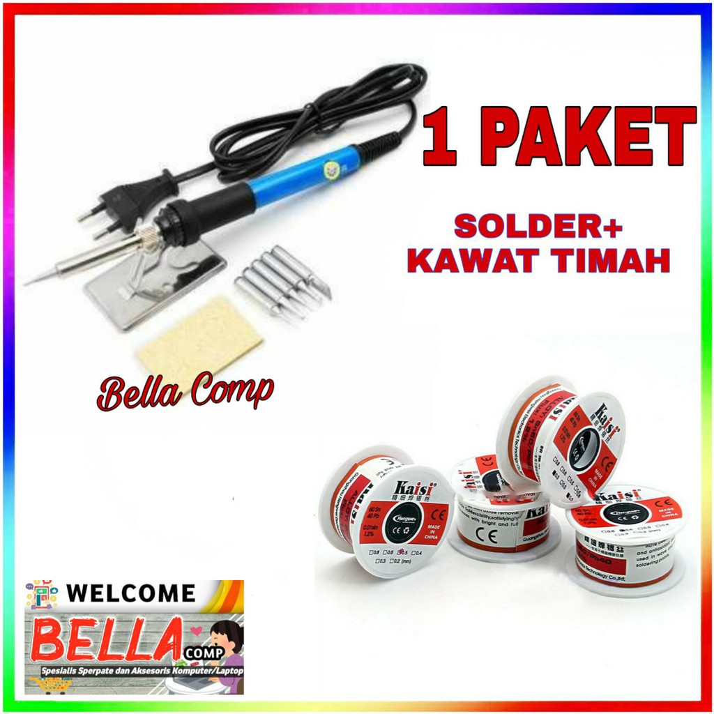 Jual Paket Solder listrik /Soldier/Soder Listrik Iron Adjustable ...