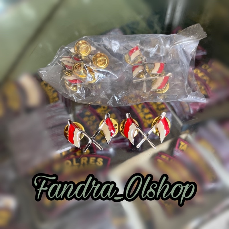 Jual Pin Bendera Indonesia Berkibar / Pin Bendera Merah Putih Berkibar ...