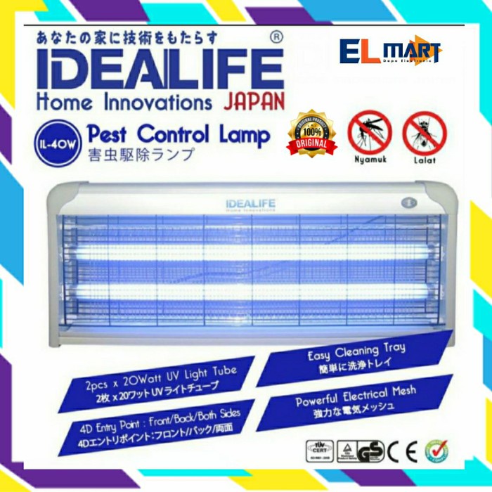 Jual Alat Pembasmi Nyamuk Serangga Elektrik Idealife Insect Killer IL ...