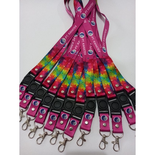 Jual custom tali id card printing lebar 2 cm free desain | Shopee Indonesia