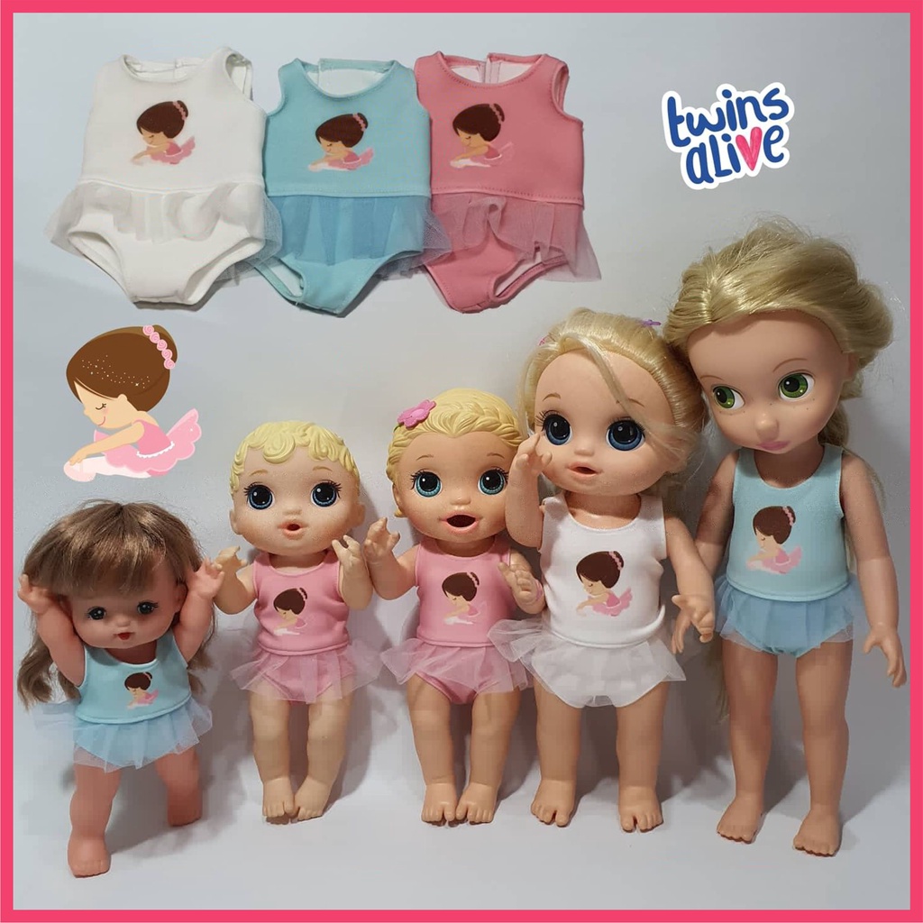 Jual READY !!! Baju Boneka Baby Alive Animator MellChan Ballerina Balet ...