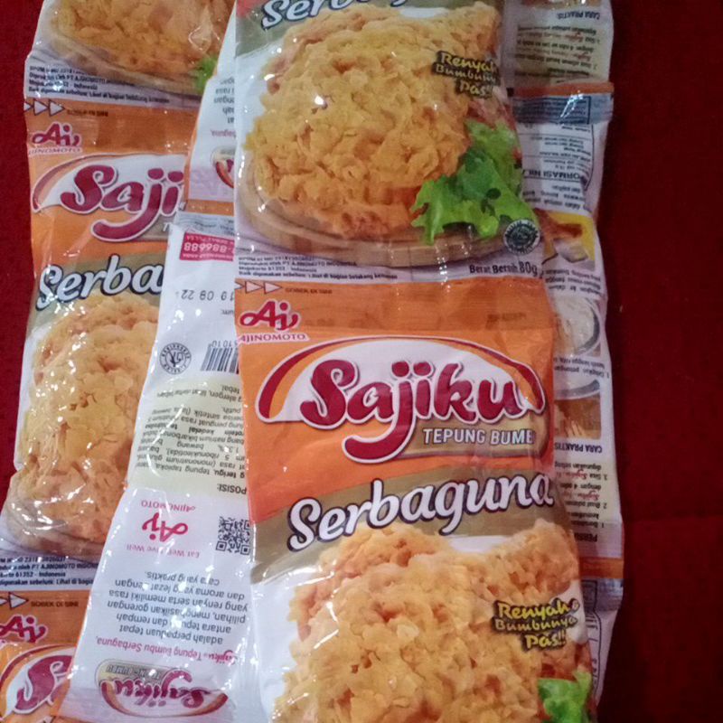 Jual kemasan baru sajiku tepung bumbu serbaguna 75 gram 1 renceng isi ...