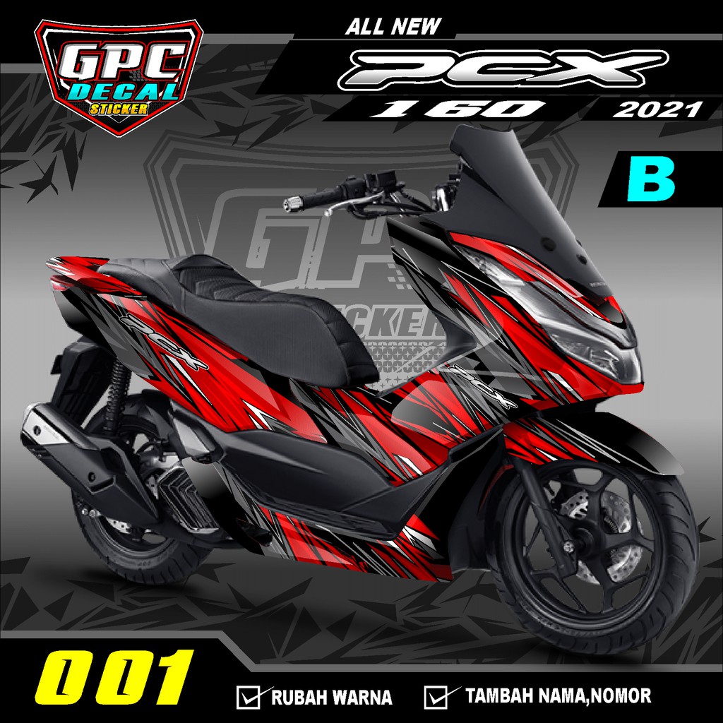 Jual Decal Sticker Honda PCX 160 2021 Fullbody - variasi motor Dekal ...
