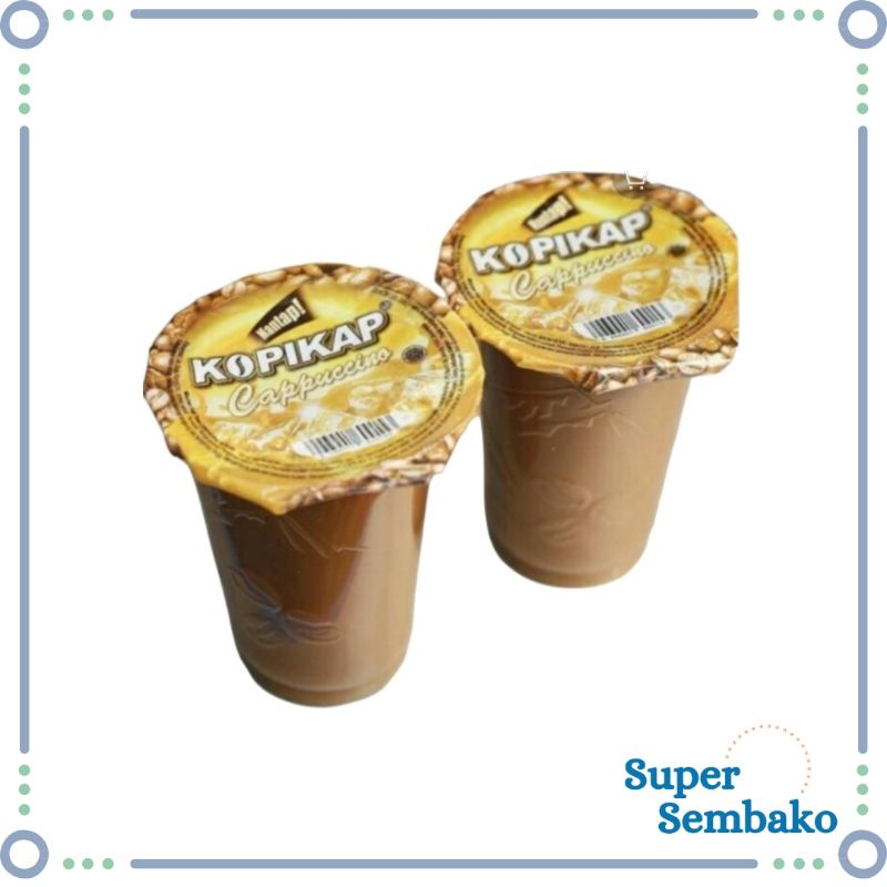 Jual KOPI CAPPUCINO KOPIKAP 150ml SIAP SANTAP KEMASAN GELAS | Shopee ...