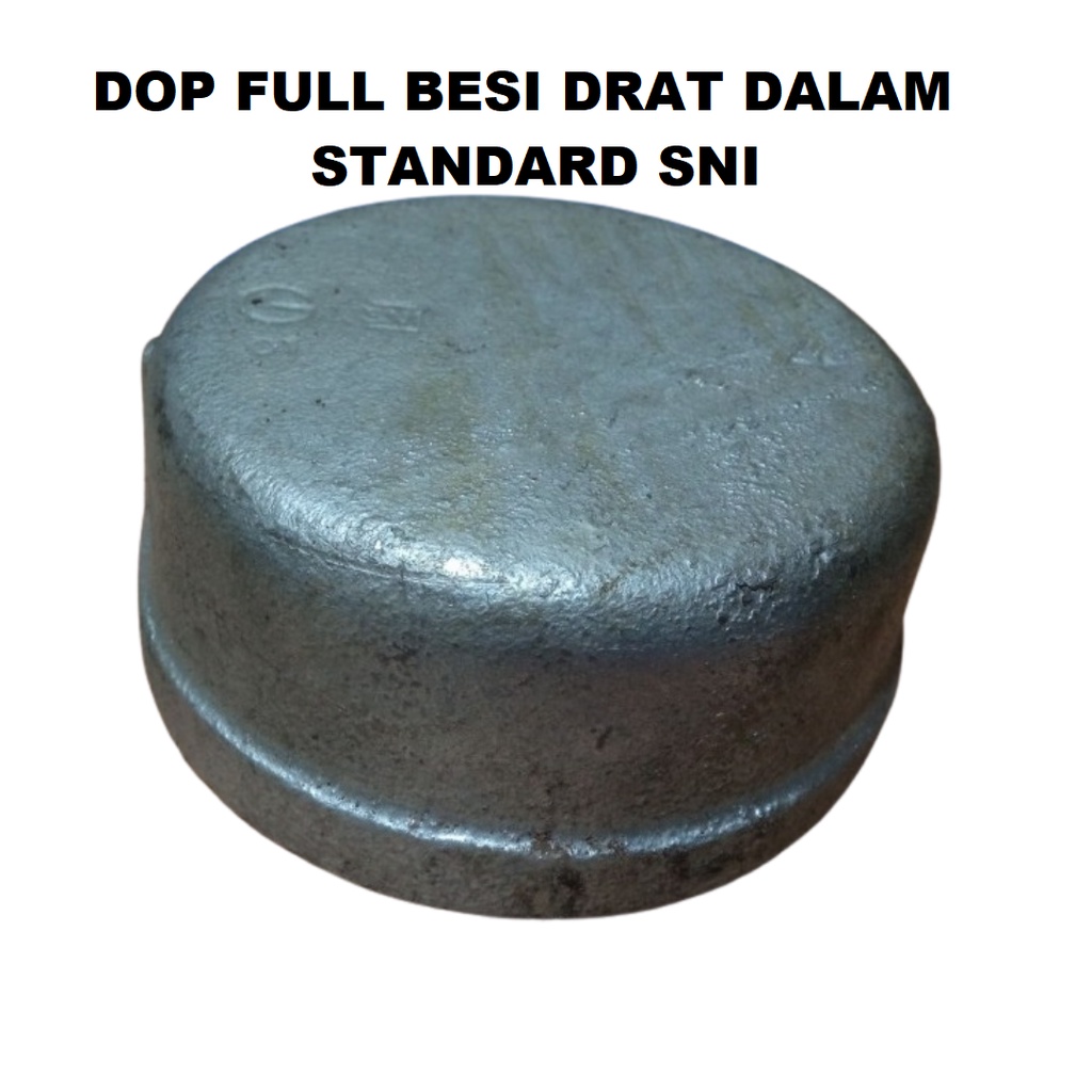 Jual Dop Full Besi 3 inch Drat Dalam Tutup Lubang Septic Tank Pluk Ulir ...
