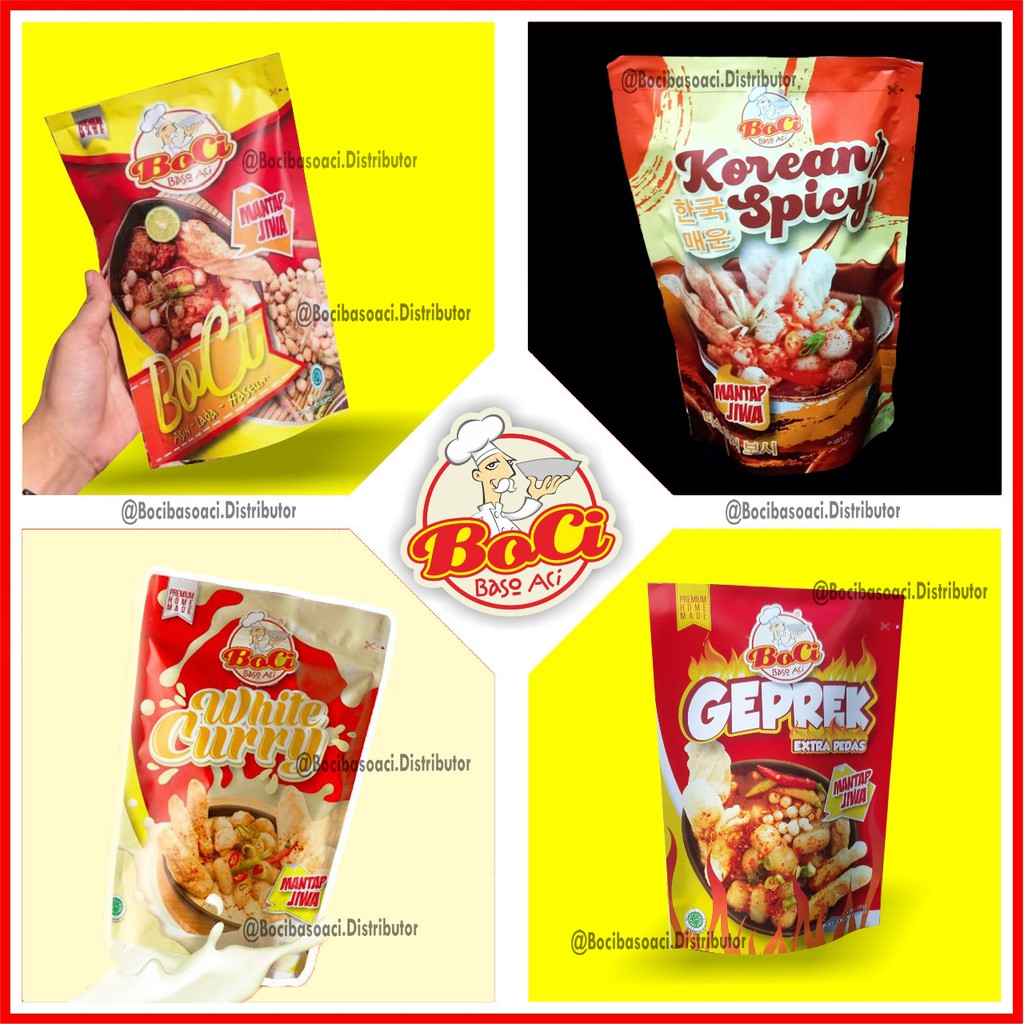 Jual Boci Bakso Baso aci Original Geprek Curry Korean Spicy Cuanki ...