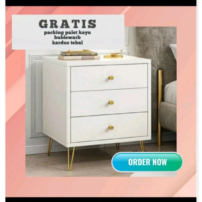 Jual Meja nakas lacis meja kamar nakas minimalis model terbaru | Shopee ...