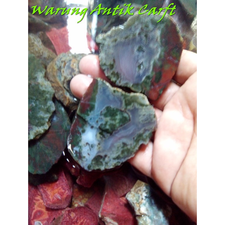 Jual Batu Lumut COKLAT Jember Lempengan model 01 oleh WARUNG ANTIK MART ...
