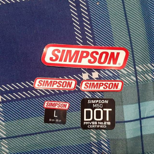 Jual Stiker sticker Helm Simpson 1 set | Shopee Indonesia
