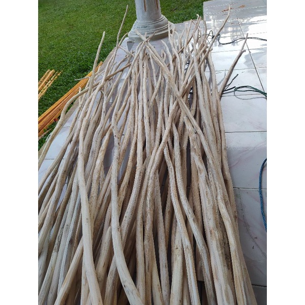 Jual (flash sale ) Ranting kayu jati jawa kupas 1 meter halus | Shopee ...