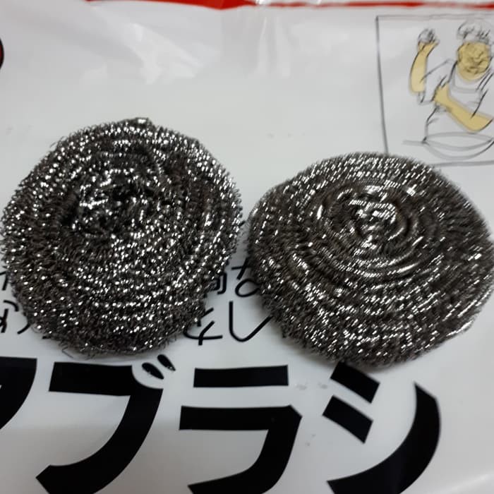 Jual Steelwool sabut kawat stainless isi 12 pcs uk 40G | Shopee Indonesia