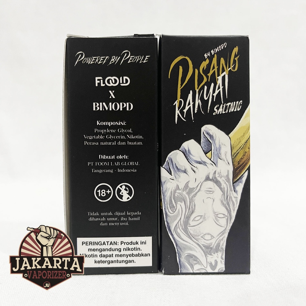 Jual [SALT] PISANG RAKYAT SALTNIC 30ML 30MG BY FOOM X BIMOPOD X FLOID ...