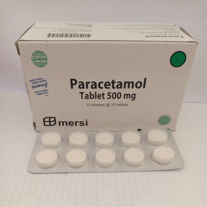 Jual PARACETAMOL tablet 500mg/per strip 10 tablet | Shopee Indonesia