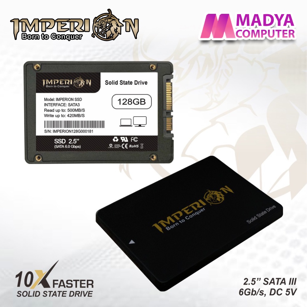Jual SSD IMPERION SATA III (128GB / 256GB / 512GB) - SSD SATA 2.5 inch | Shopee Indonesia