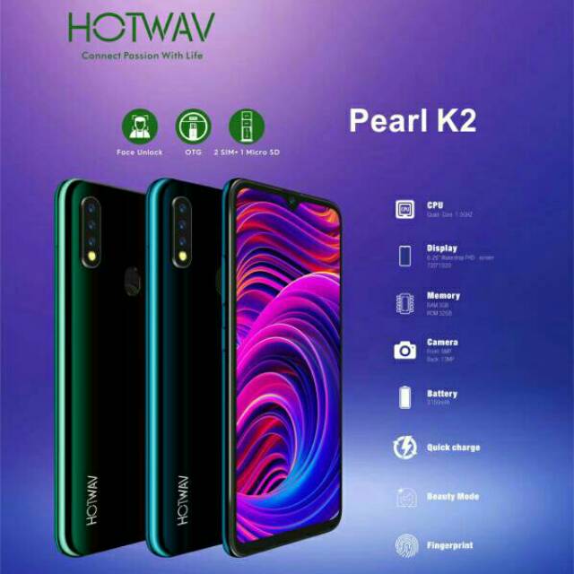 Jual Hotwav Pearl K2, Ram 3/32 GB, Layar 6.26 inch full, Fast charging ...