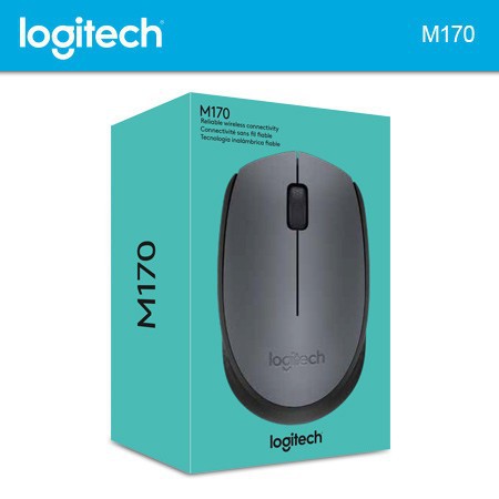 Jual MOUSE WIRELESS LOGITECH M170 BLACK HITAM ORIGINAL | Shopee Indonesia