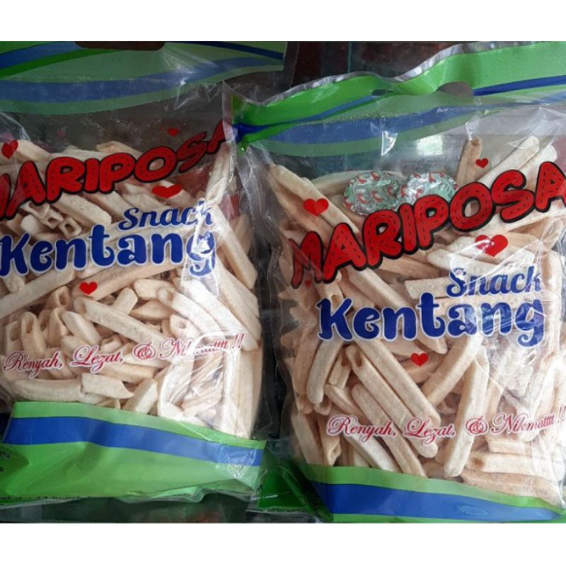 Jual STICK KENTANG MARIPOSA / SNACK KENTANG RASA ASIN DAN KEJU | Shopee ...