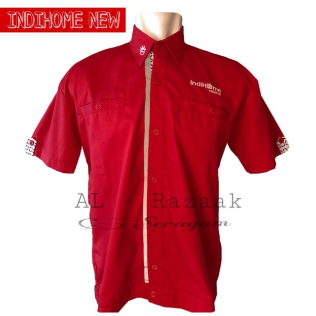 Jual Baju Kerja indihome baru - Seragam kerja Indihome terbaru - Kemeja ...