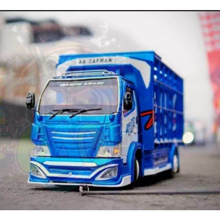 Jual miniatur truk oleng kayu asli wahyu abadi mobil oleng truk oleng ...