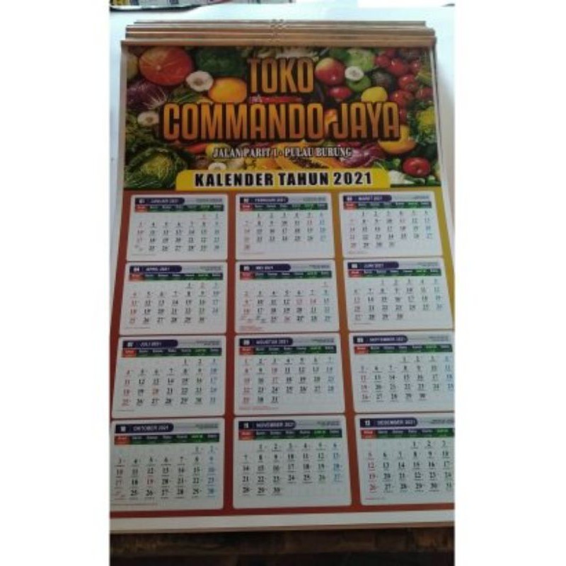 Jual Kalender 2021 + Seng Pengait | Shopee Indonesia