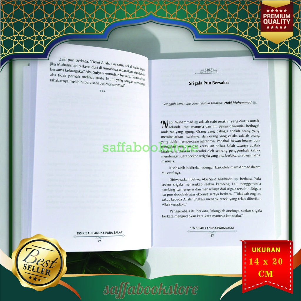 Jual Buku 155 Kisah Langka Para Salaf (NYATA & BERSUMBER DARI KITAB ...