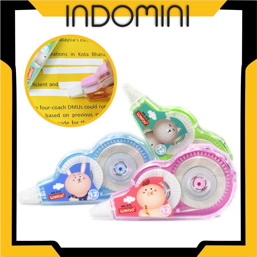 Jual INDOMINI S002 Correction Tape Students Stationary School Supplies ...