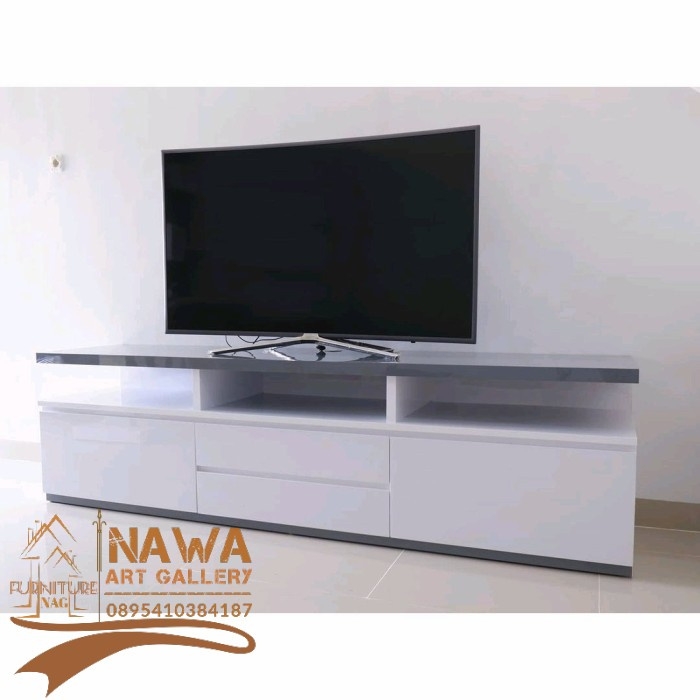Jual CUSTOM | Meja TV / Buffet Minimalis HPL - Credenza | Shopee Indonesia