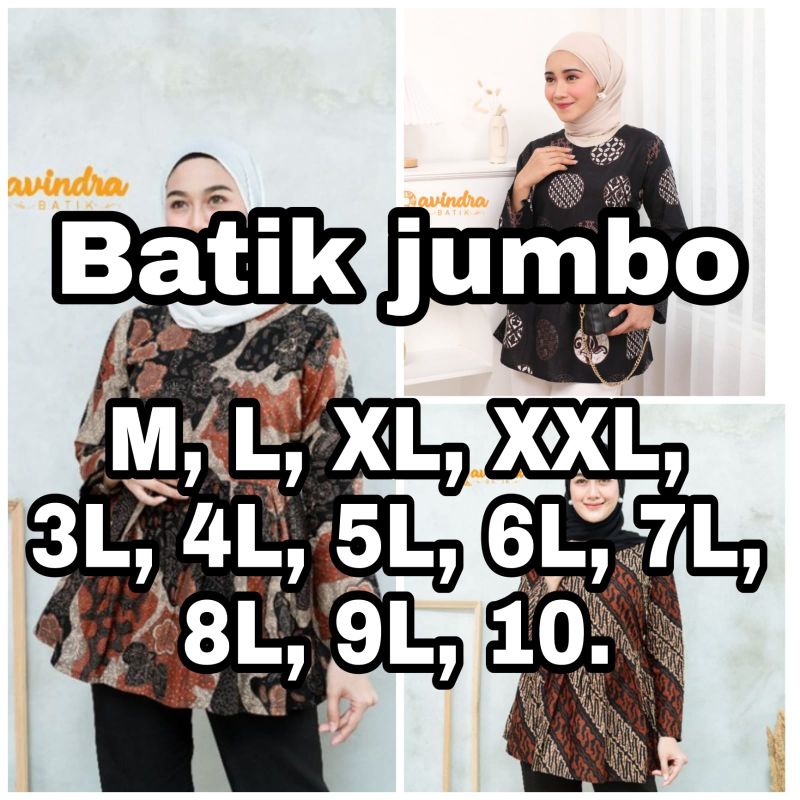 Jual Batik jumbo BIG SIZE JUMBO XXL XXXL 3L 4L 5L MURAH BATIK JUMBO ...