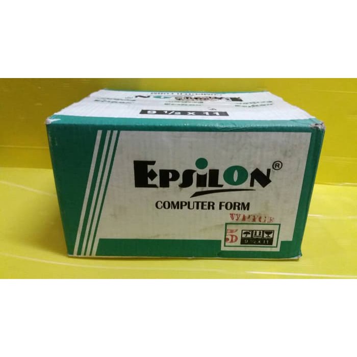 Jual Epsilon Continuous Form 9 1/2 x 11 5 Ply (K5) | Kertas Komputer ...