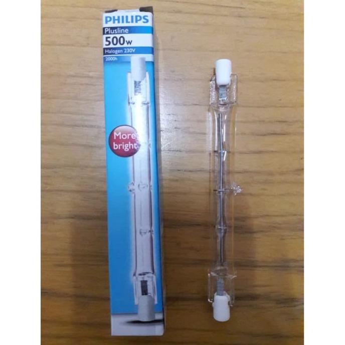 Jual Bohlam Lampu Sorot Halogen 500watt Philips Plusline TERPOPULER ...