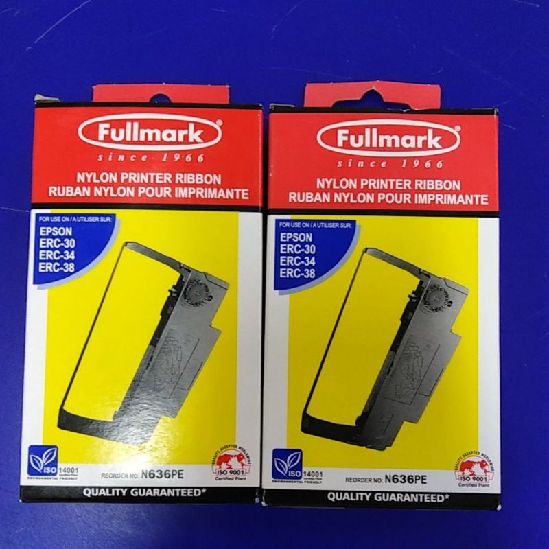 Jual Fullmark nylon printer ribbon ( epson erc 30 , 34 , 38 ) | Shopee ...