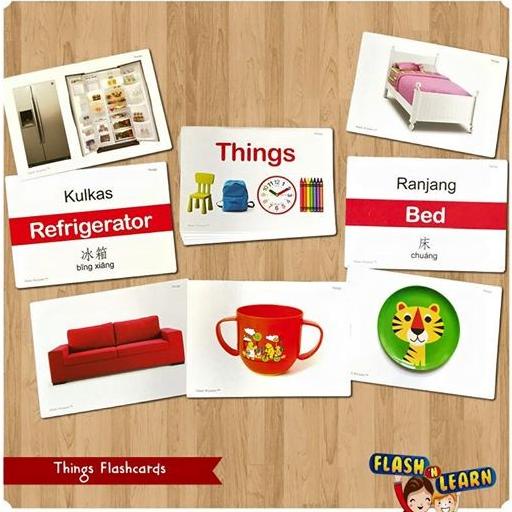 Jual Flash Card Benda|Flash Cards|Buku Anak|Flash N Learn | Shopee ...