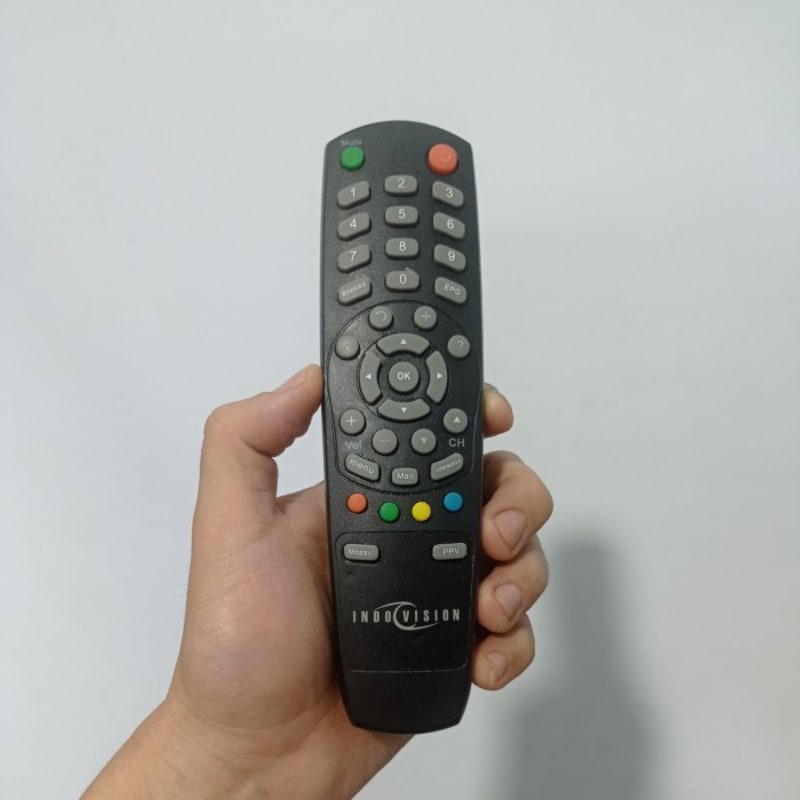 Jual Remot Remote Dekoder Original Indovision (iv) | Shopee Indonesia