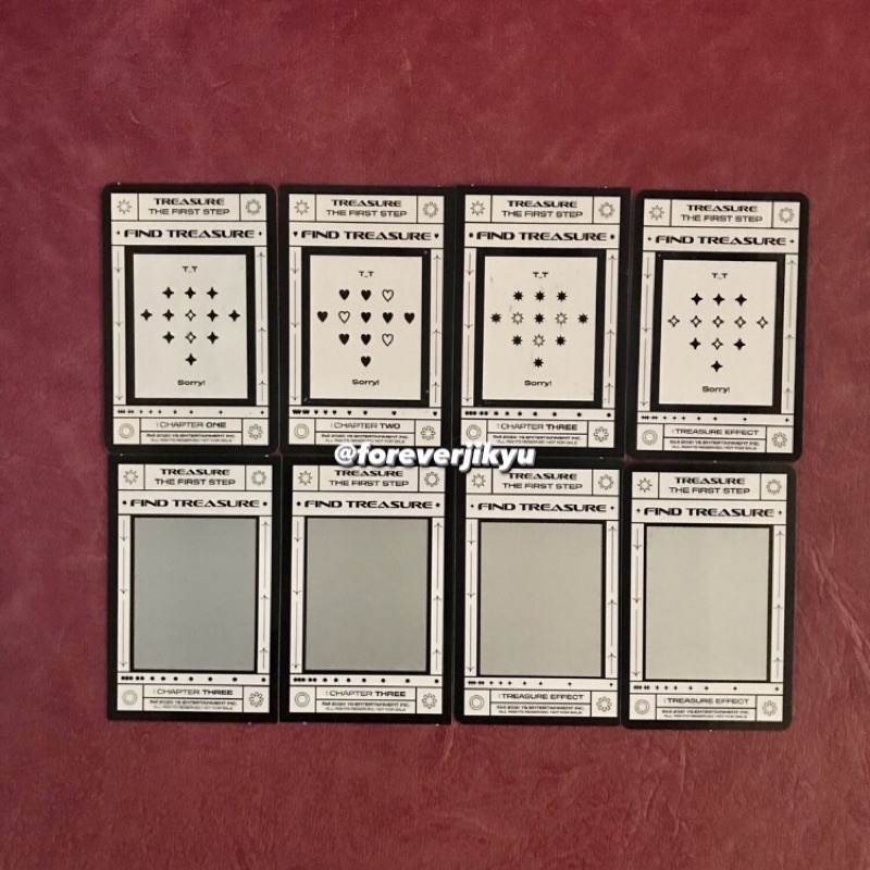 Jual [READY] TREASURE SCRATCH CARD THE FIRST STEP SERIES EFFECT CH1 CH2 ...