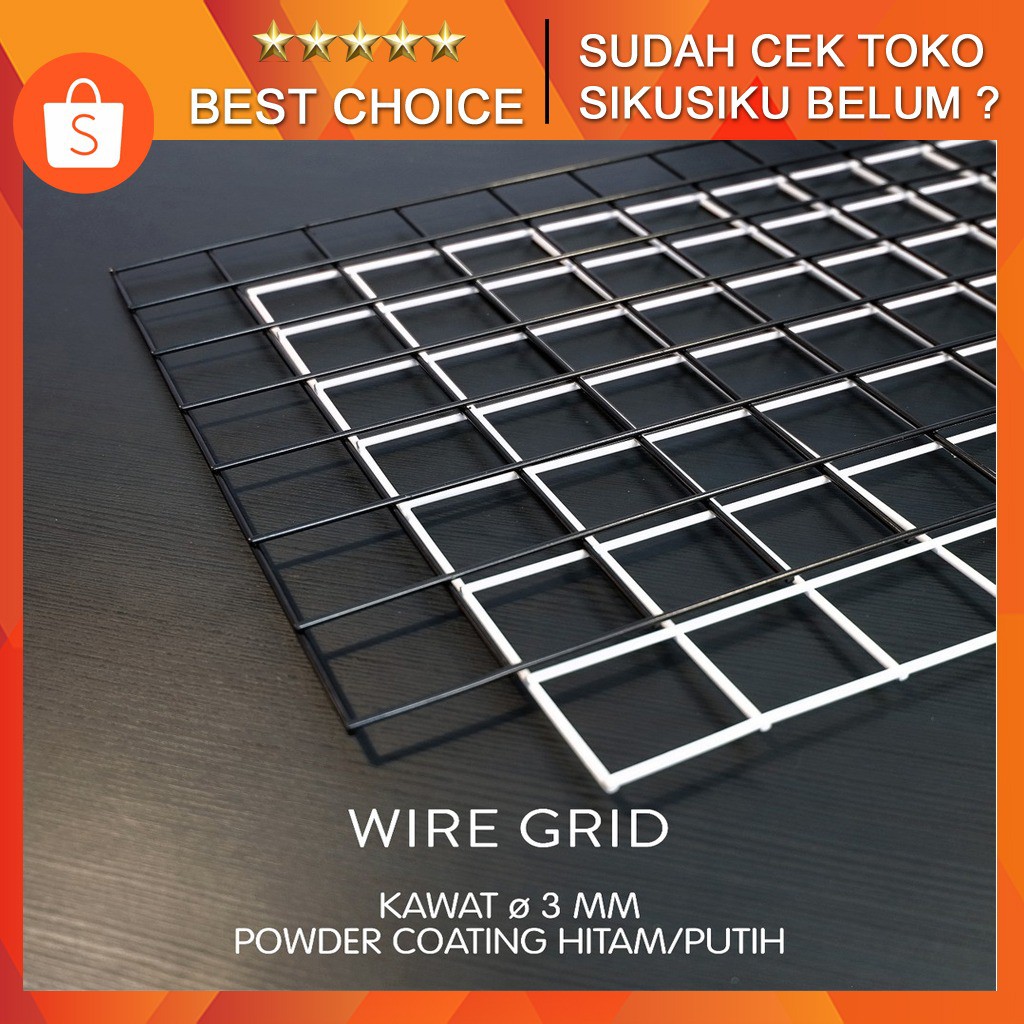 Jual Wire Grid Mesh Wire Grid Wall 80X120CM Putih Kawat RAM Best Design ...