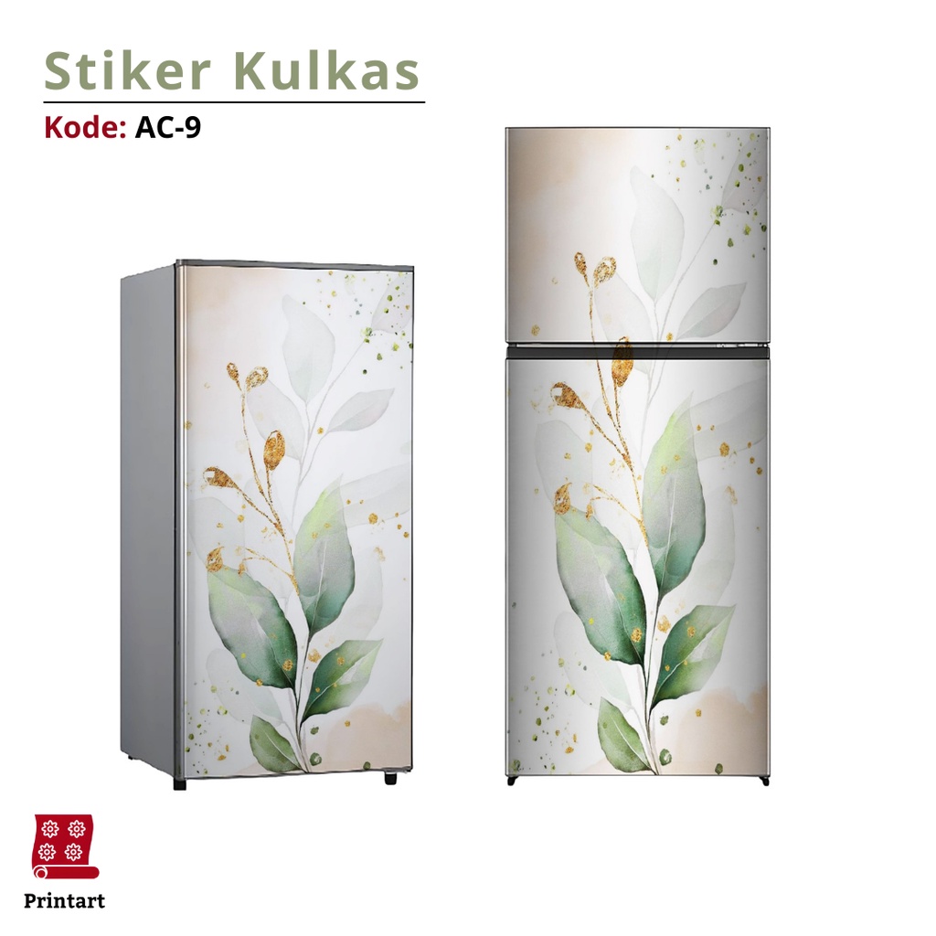 Jual Stiker kulkas 1 pintu dan Stiker Kulkas 2 pintu Aesthetic Kode AC ...