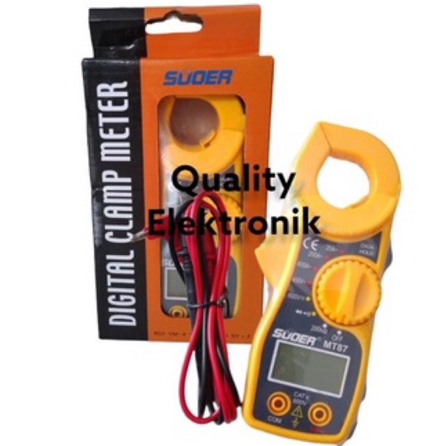 Jual DIGITAL CLAMP METER MT87 TANG AMPERE MULTIMETER ALAT UKUR TEGANGAN ...
