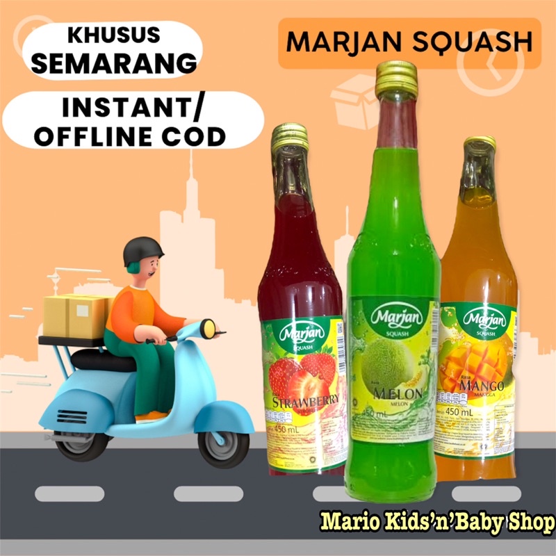 Jual Sirup Marjan Squash Khusus Semarang (Ojol / Instant) | Shopee ...