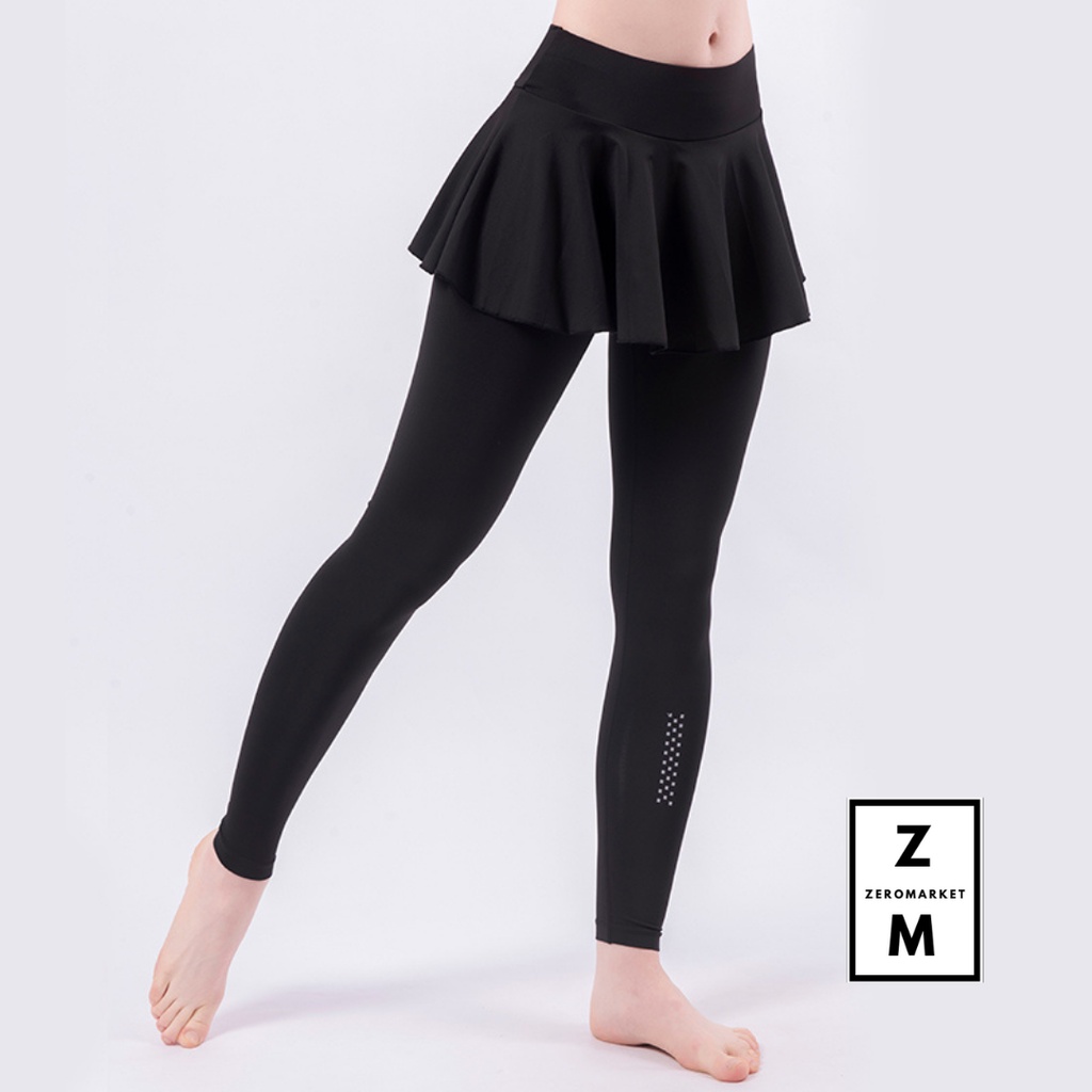 Jual Rok Legging Skirt Celana Olahraga Wanita Leging Senam Dewasa Sport Fitness Yoga | Shopee ...