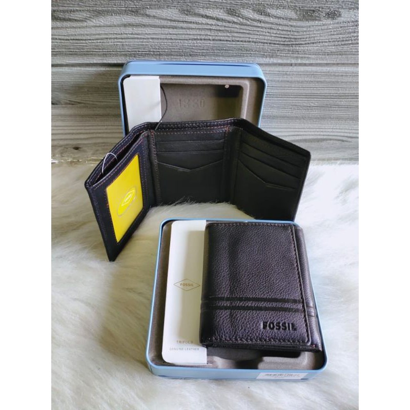 Jual DOMPET PRIA FOSSIL TRIFOLD RFID With TIN BOX | Shopee Indonesia