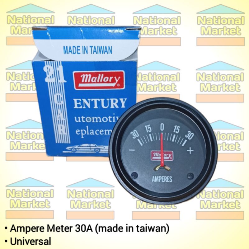 Jual 29602 Amper Meter 30A MALLORY Ampere Meter 30 A Taiwan | Shopee ...