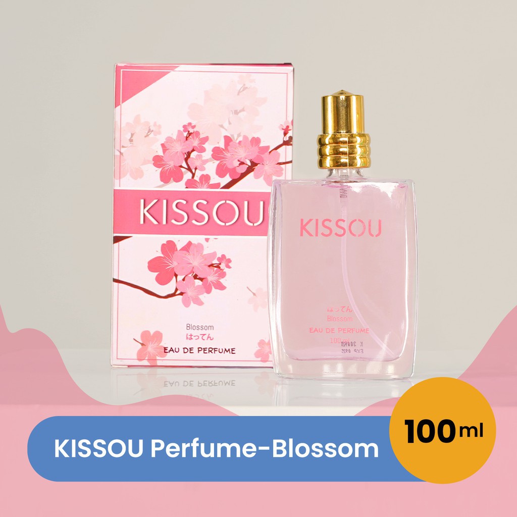 Jual Parfum Kissou Blossom isi 100ML - Parfum EDP - Pink Blossom ...
