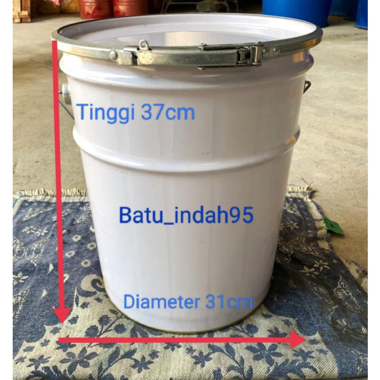 Jual Tempat Bakar Sampah - Drum Besi - Ember Kaleng Besi 20 Liter ...