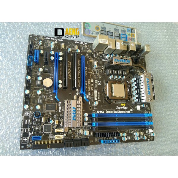 Jual Motherboard Mainboard Mobo PC Gaming Merk MSI P55 GD85 plus ...