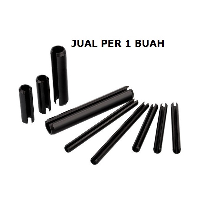 Jual Roll Pin 3 mm x 40 mm C Pin Belah Baja Hitam Dowel Pins Sellock ...