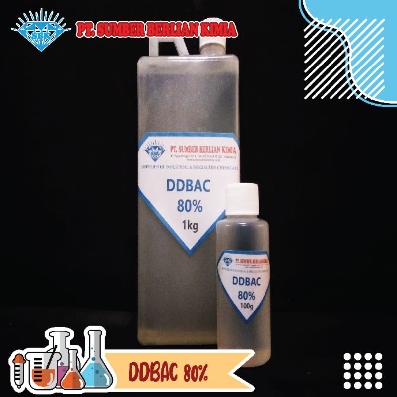 Jual DDBAC 80% (dodecyl dimethyl benzyl ammonium chloride) 1KG | Shopee Indonesia