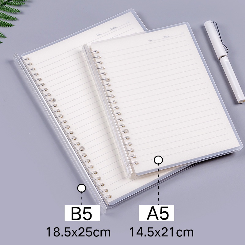 Jual DAY7 Binder A5 / B5 isi 70 lembar simpel elegan pengait tarik buka ...