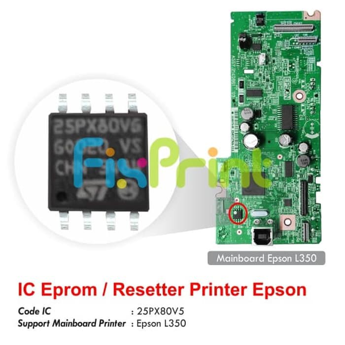Jual IC Eprom Epson L350- IC Eprom Reset Epson L350 Murah FPS3341 ...